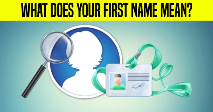 What does your first name mean?- Take the quiz