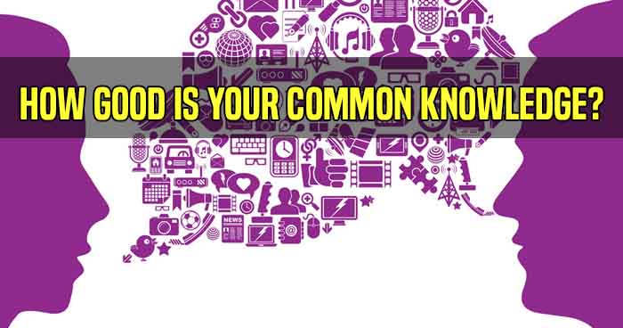 How Good Is Your Common Knowledge?- Take the quiz